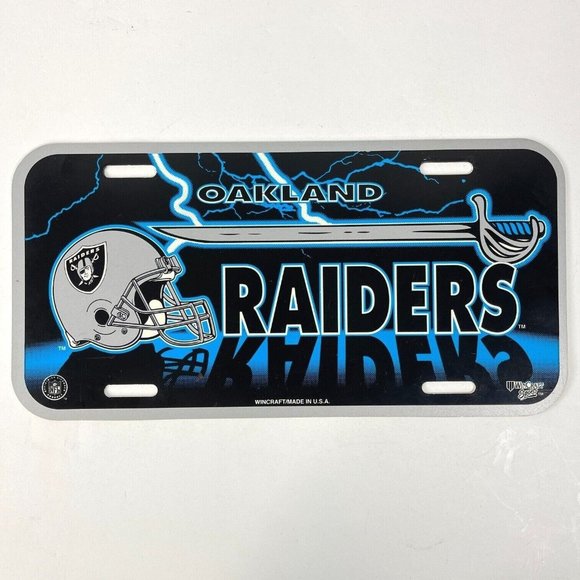 Wincraft | Wall Decor | Oakland Raiders Sword Vtg Wincraft Plastic Sign ...
